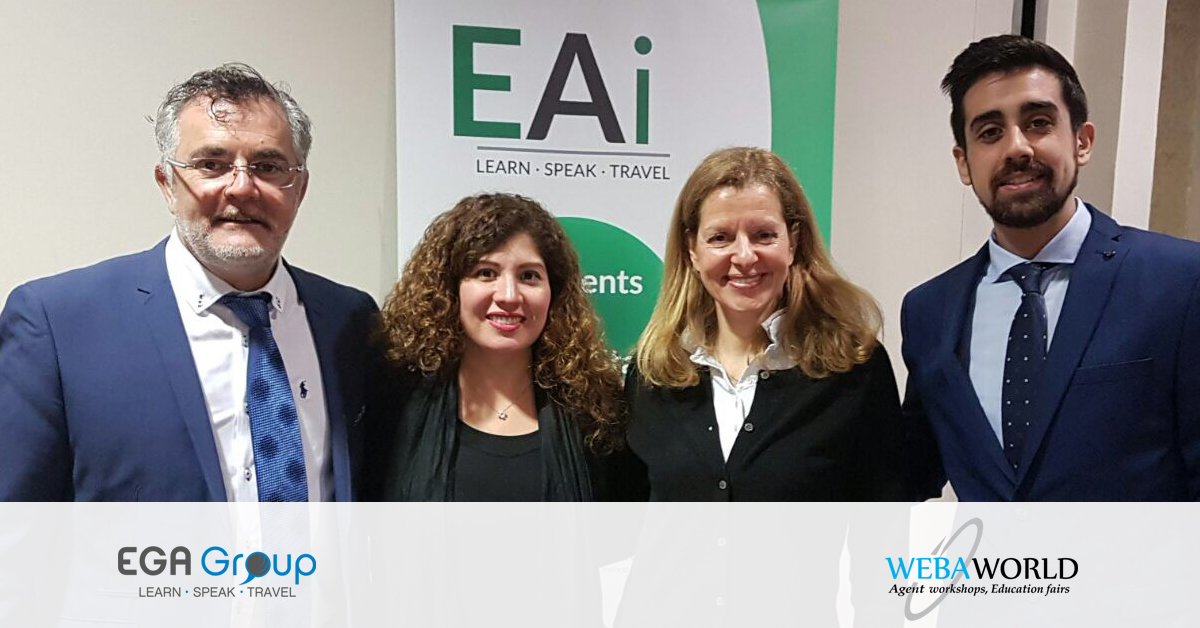 EGA Group en WEBA Dublín: Programa de viajes de inmersión lingüística.